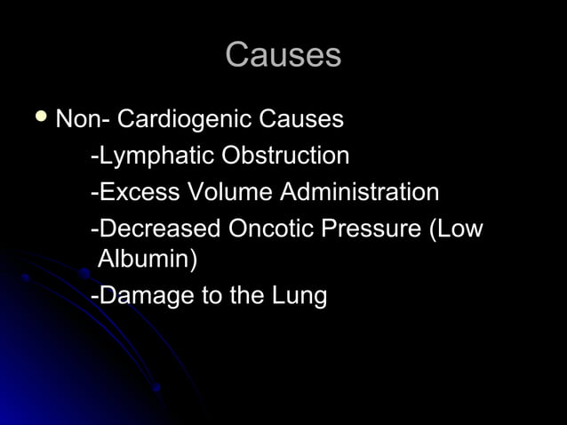 Acute Cardiogenic Pulmonary Oedema - (ACPO) | PPT | Lung and ...