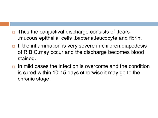 Acute catarrhal or acute muco purulent conjunctivitis | PPTX | Eye and ...