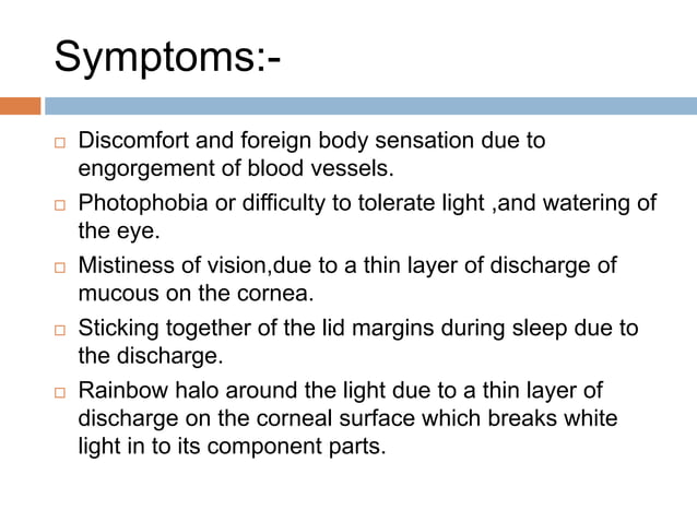 Acute catarrhal or acute muco purulent conjunctivitis | PPTX | Eye and ...