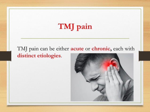 Acute causes of tmj tempromandibular joint pain.pptx