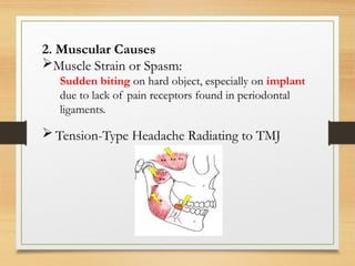 Acute causes of tmj tempromandibular joint pain.pptx