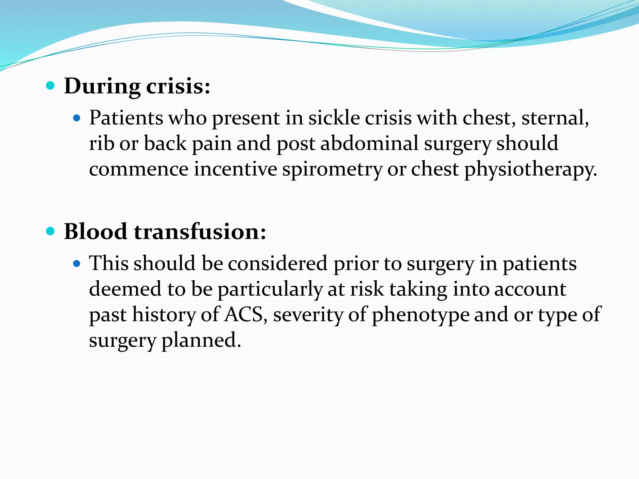 Acute chest syndrome | PPTX