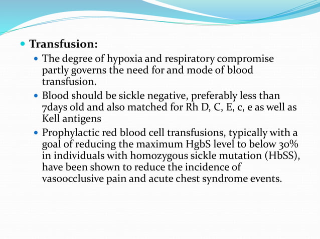 Acute chest syndrome | PPTX