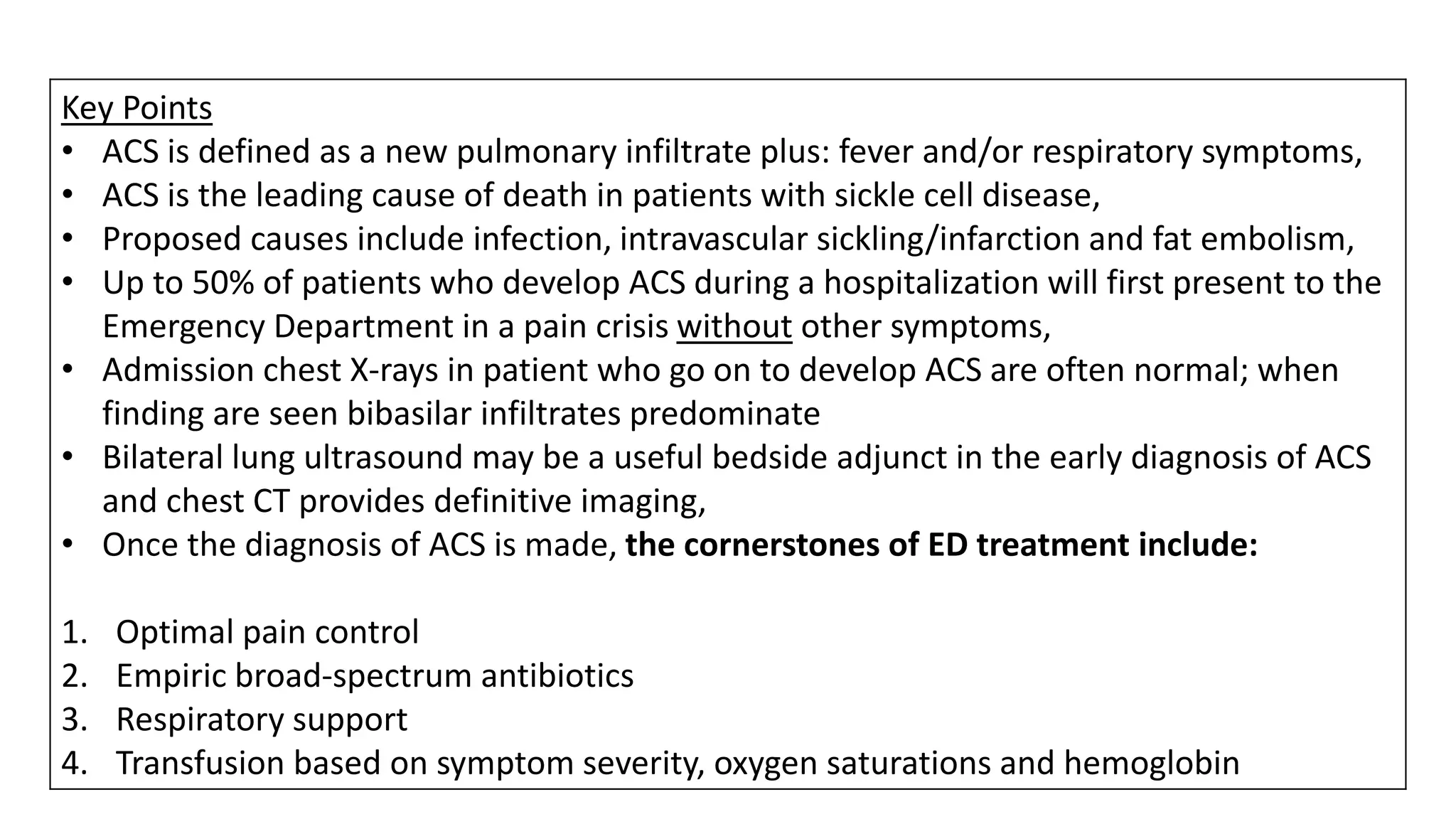 Acute Chest Syndrome - EMGuidewire's Radiology Reading Room | PPTX