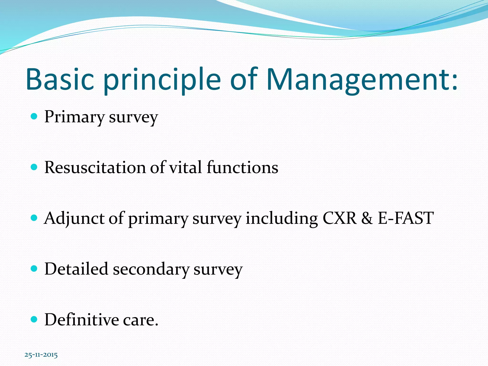 Acute chest trauma PPT By Dr Anil Kumar, Assistant Professor ,AIIMS ...