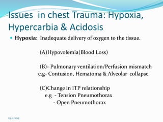 Acute chest trauma PPT By Dr Anil Kumar, Assistant Professor ,AIIMS ...