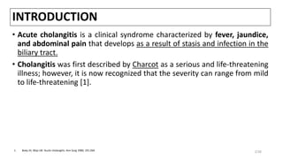 Acute cholangitis | PPTX