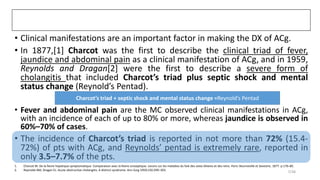 Acute cholangitis | PPTX