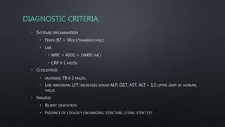 Acute cholangitis | PPTX