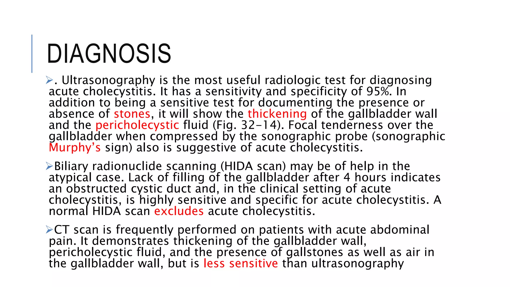 Acute cholecystitis | PPTX