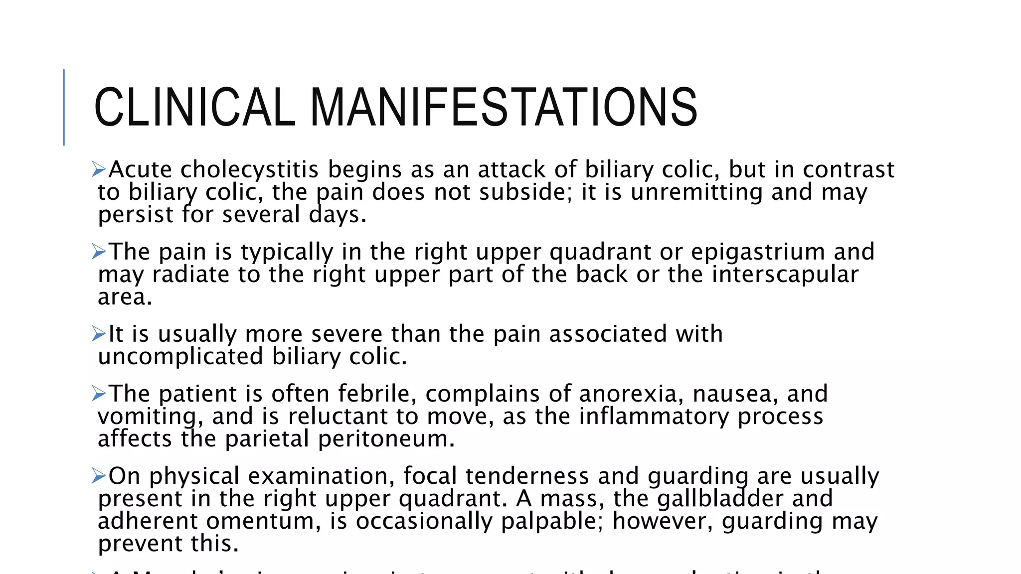 Acute cholecystitis | PPTX