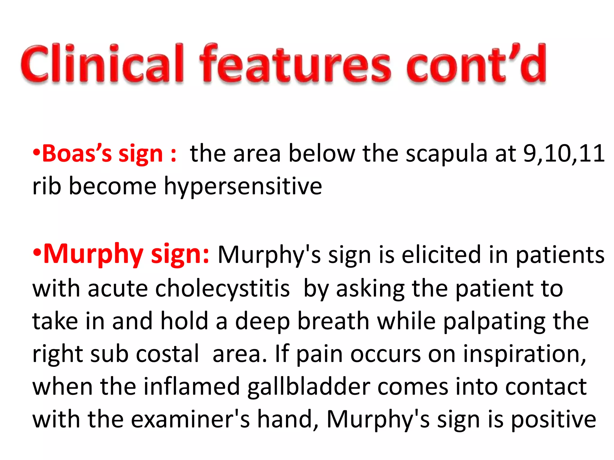 Acute cholecystitis causes symptoms diagnosis management | PPTX
