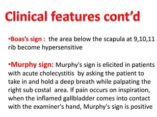 Acute cholecystitis causes symptoms diagnosis management | PPTX