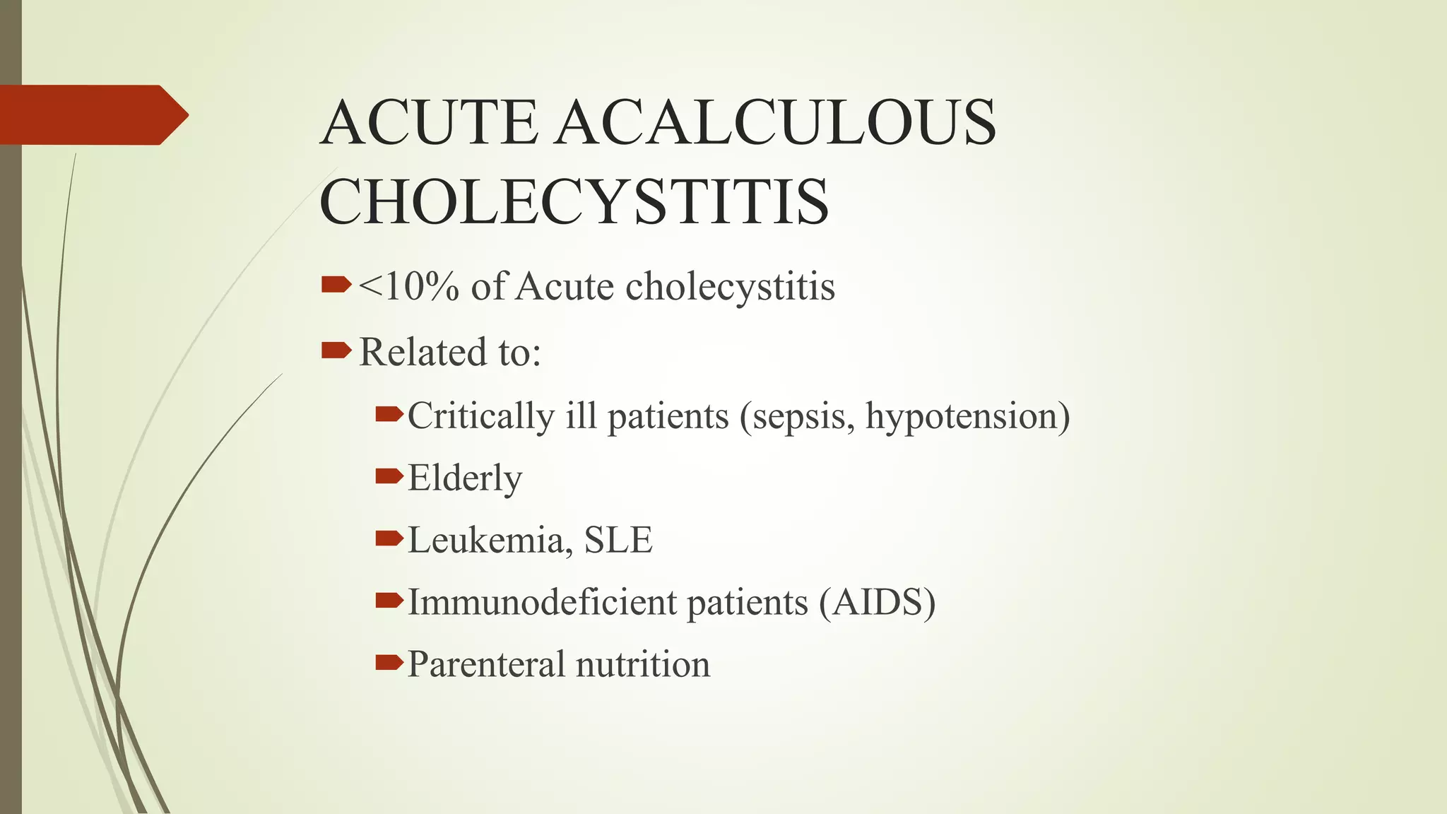 Acute Cholecystitis | PPTX