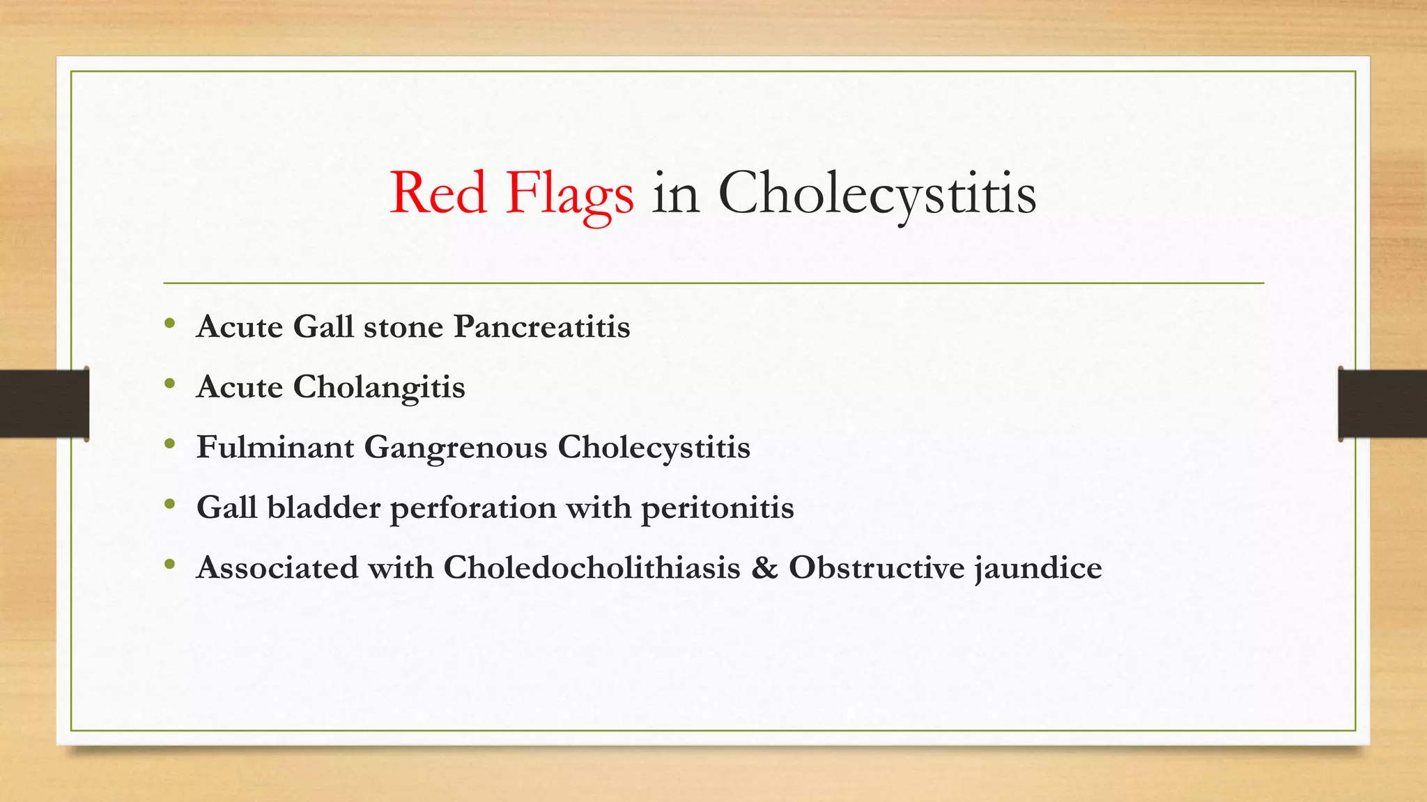 Acute cholecystitis and management | PPTX