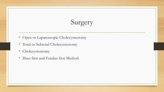 Acute cholecystitis and management | PPTX