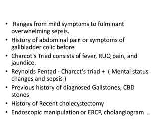 Acute Cholecystitis & Cholangitis - Tilayae.pptx