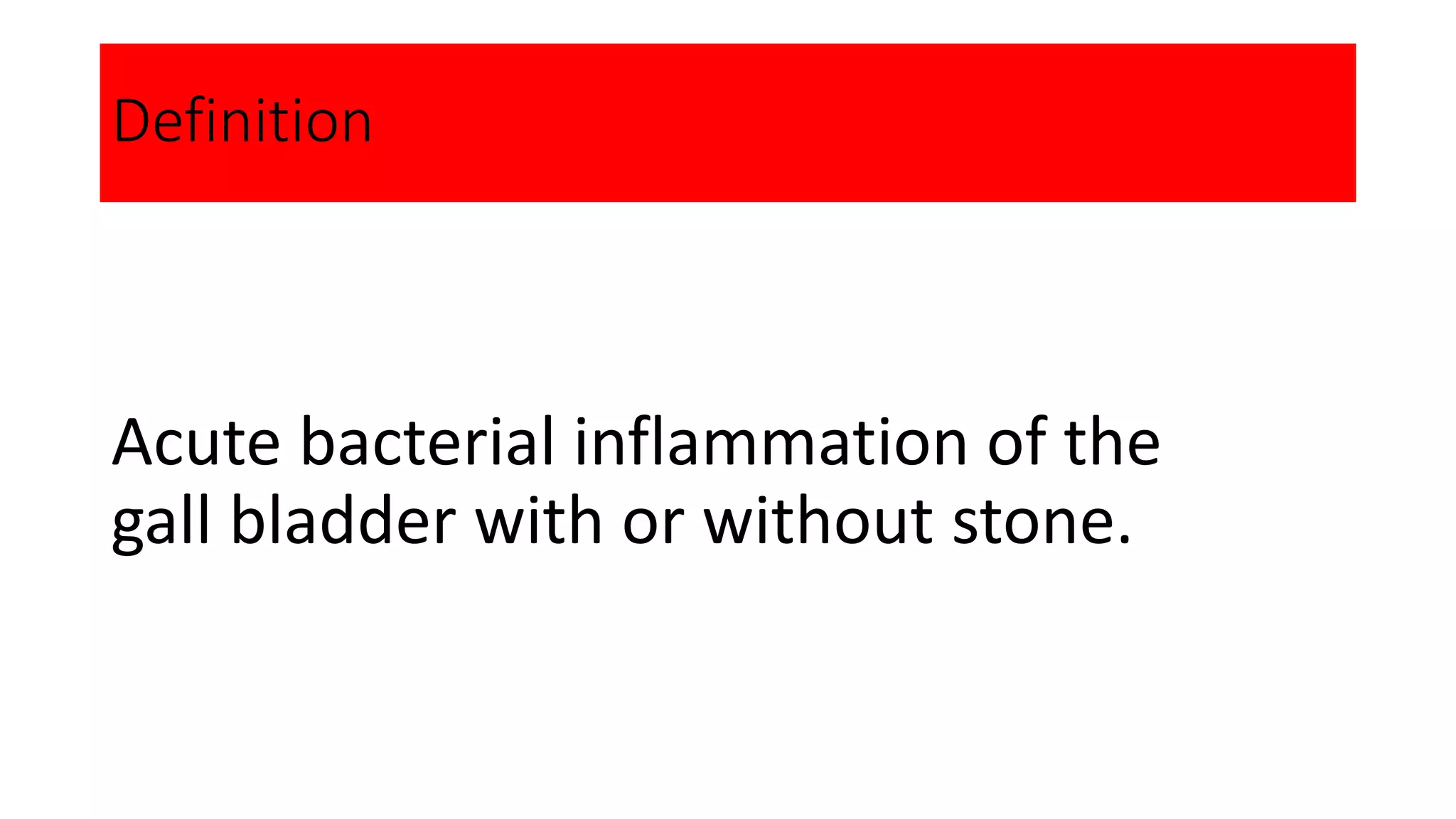 acute cholycystitis.pptx | Digestive Disorders | Diseases and Conditions