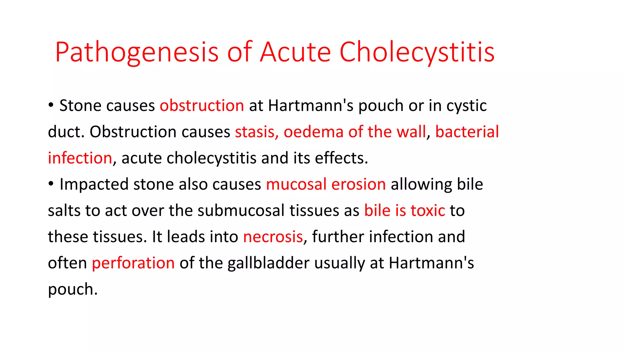 acute cholycystitis.pptx | Digestive Disorders | Diseases and Conditions