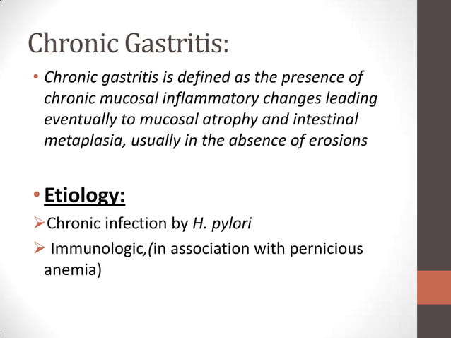 Acute & chronic gastritis | PPTX | Digestive Disorders | Diseases and ...