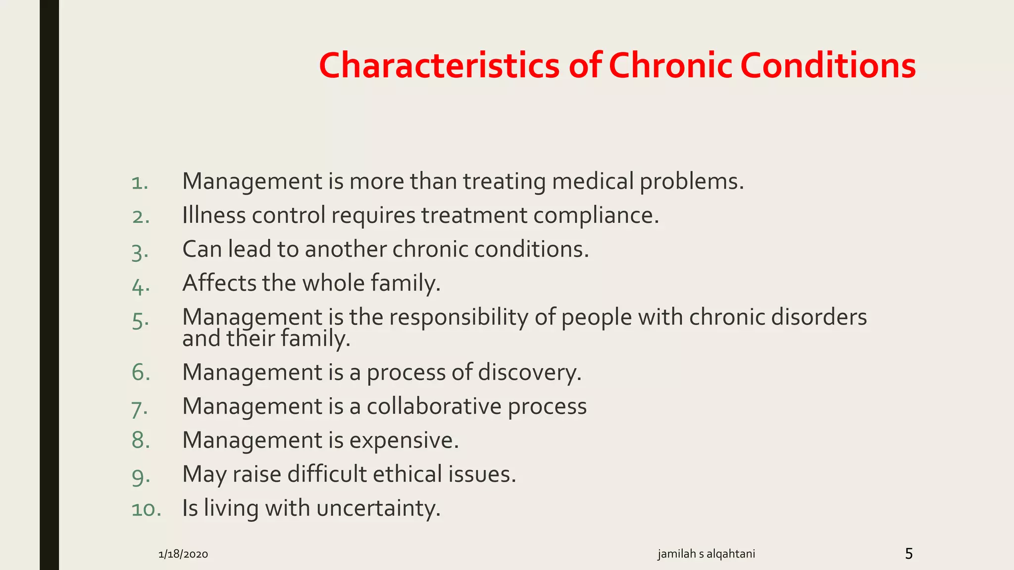 Acute & chronic illness | PPTX
