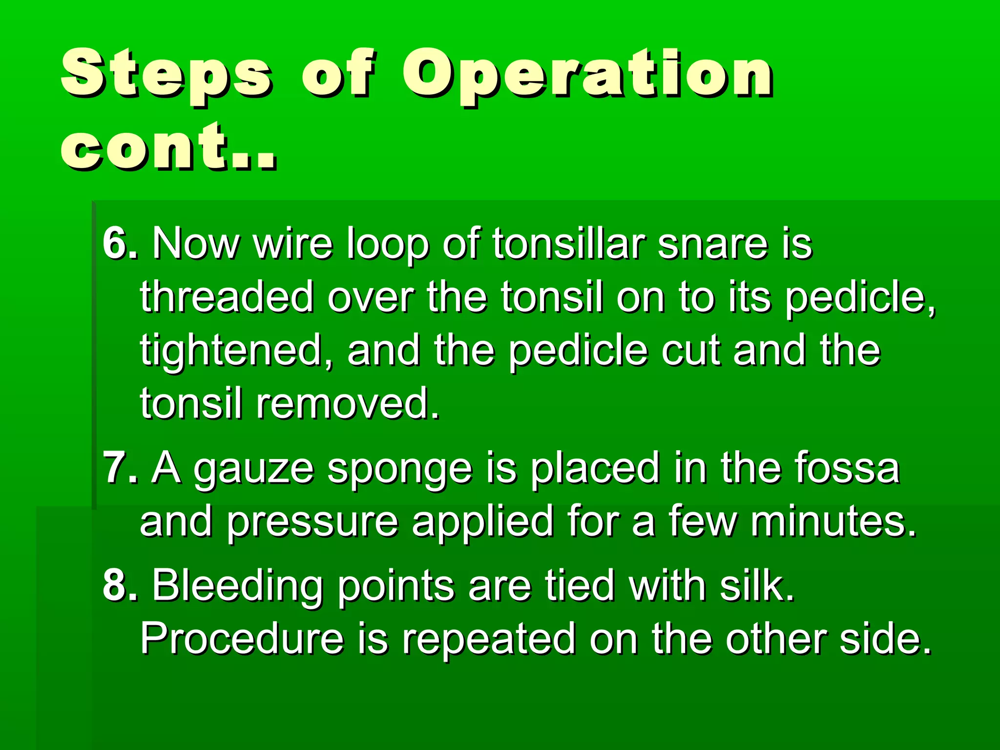 Acute & chronic tonsillitis and their management | PPT