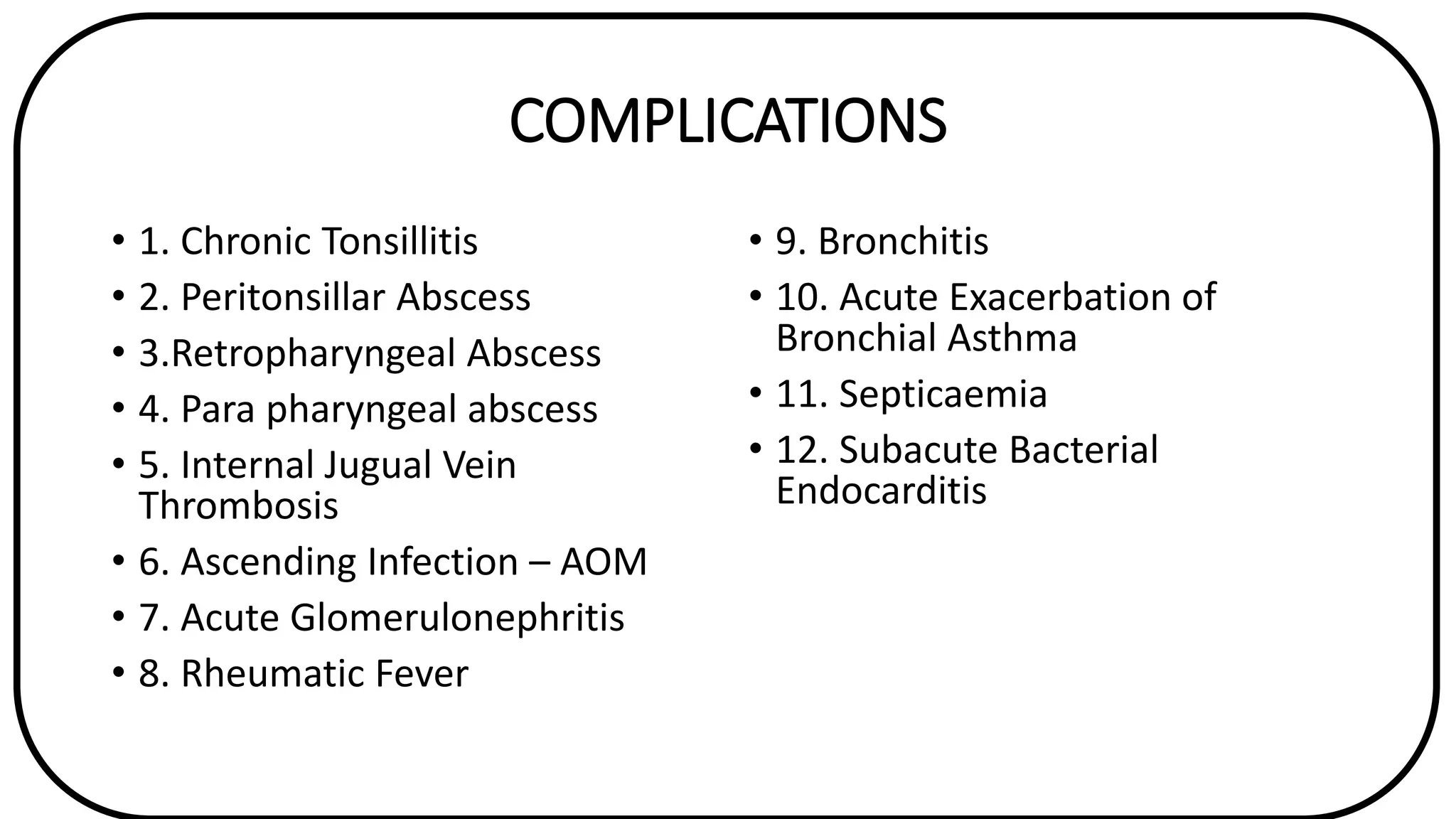 Acute and Chronic Tonsillitis | PPTX