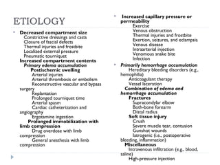 Acute compartment syndrome | PPT