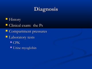 Acute compartment syndrome | PPT