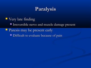 Acute compartment syndrome | PPT