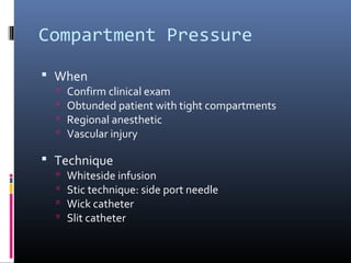 Acute compartment syndrome | PPT