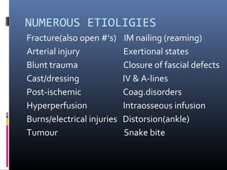 Acute compartment syndrome | PPT
