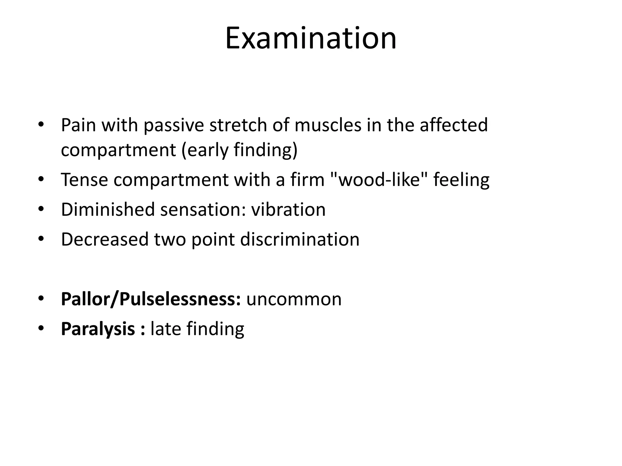 Acute compartment syndrome | PPTX