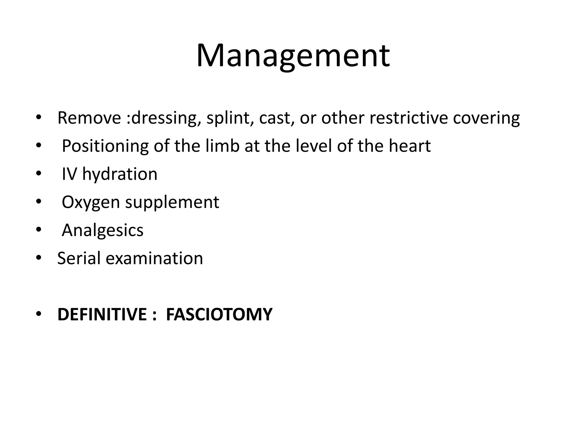 Acute compartment syndrome | PPTX