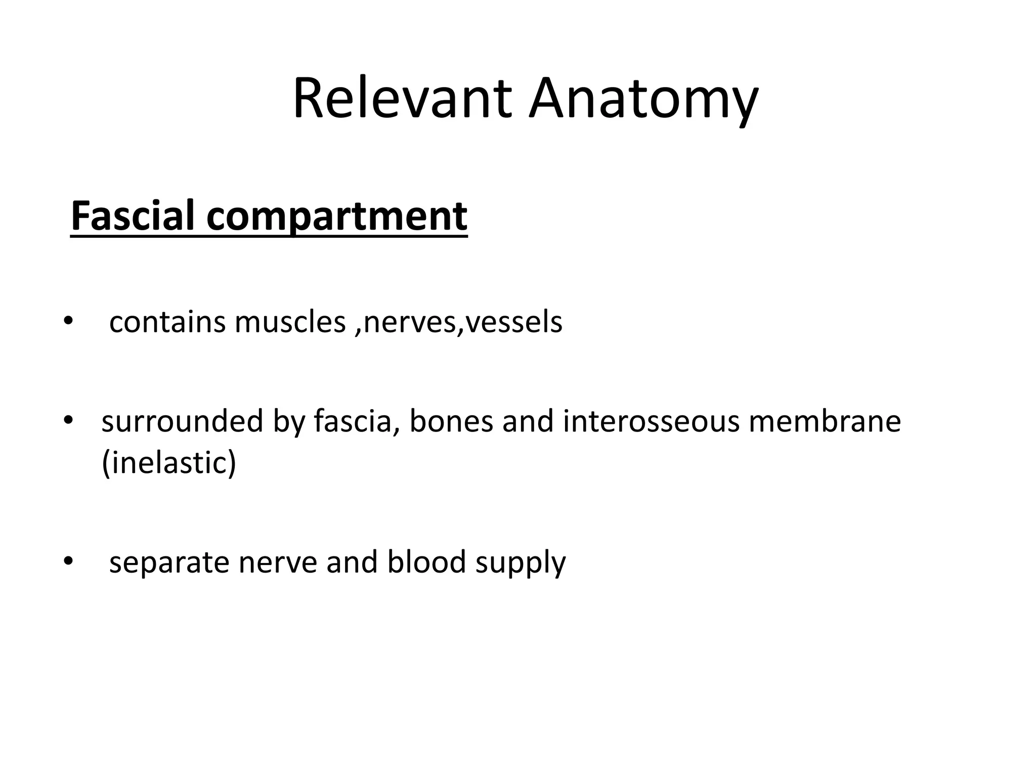 Acute compartment syndrome | PPTX