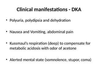 ACUTE COMPLICATION OF DM.pptx( DKA& HHS) | PPTX