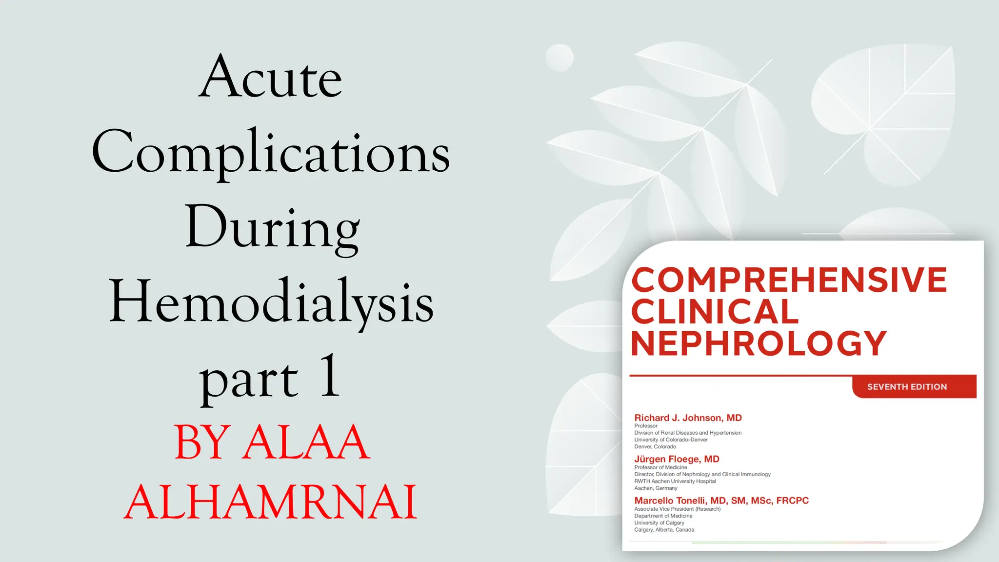 Acute Complications During Hemodialysis part 1.pptx