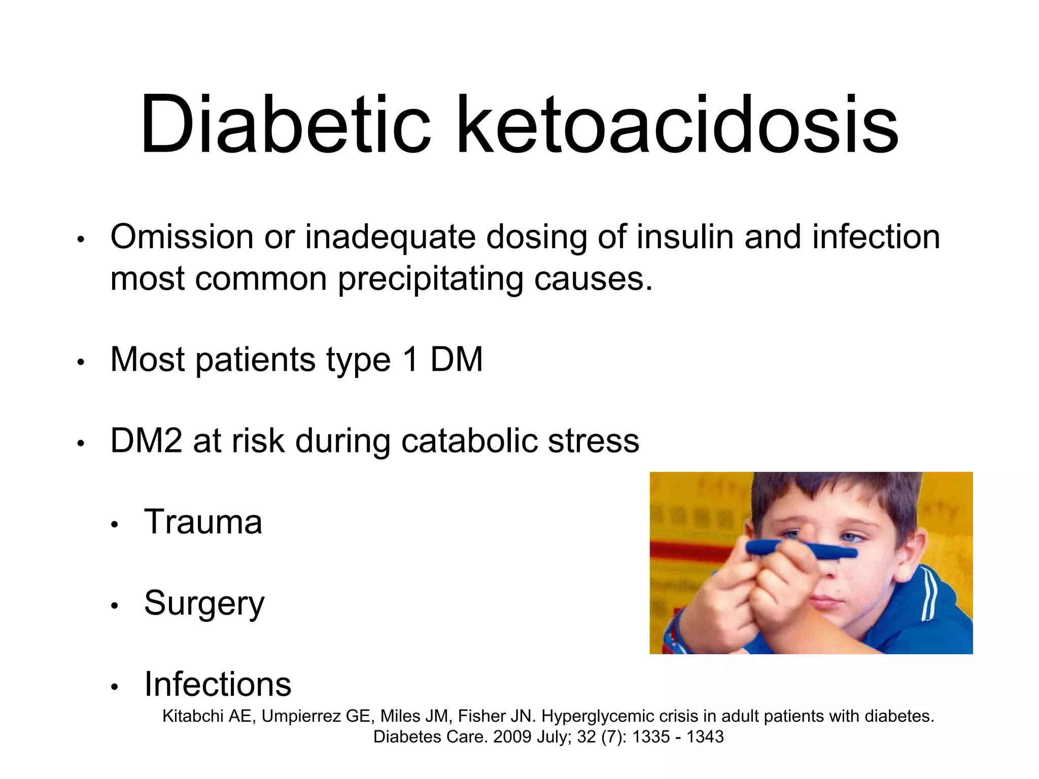 Acute complications of diabetes mellitus | PPTX