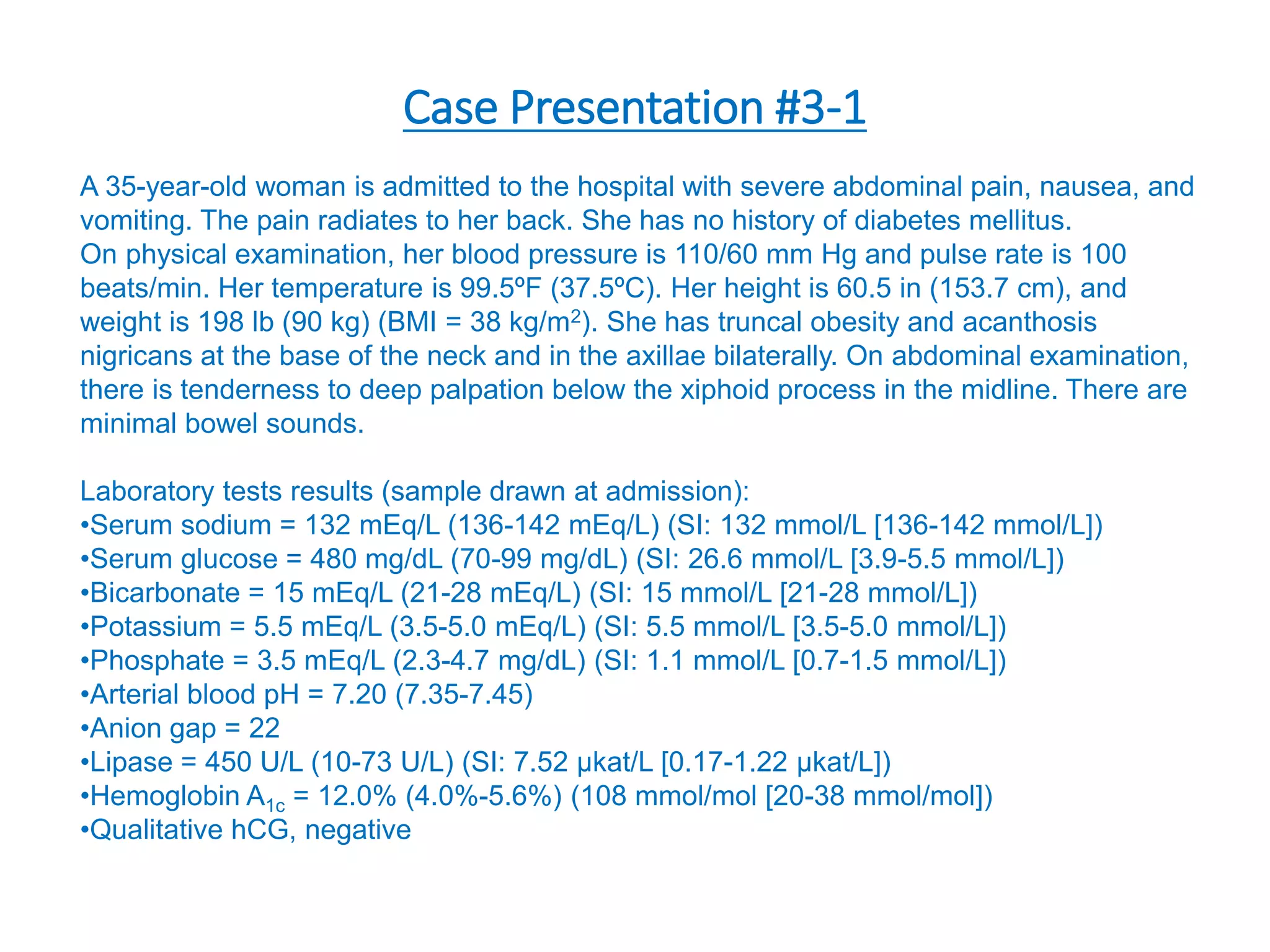 Acute complications of diabetes mellitus | PPTX