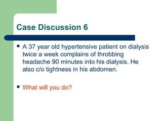 Acute complications of haemodialysis | PPT