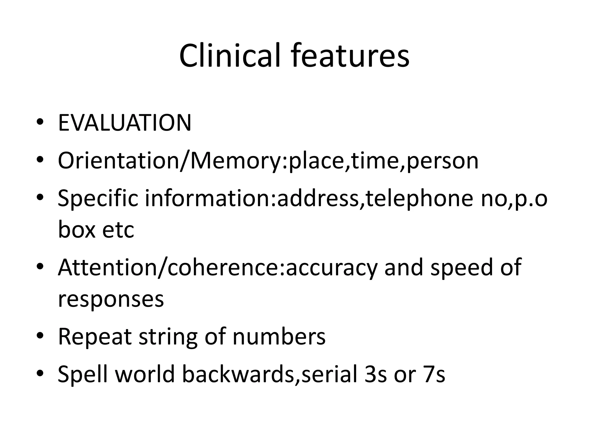 ACUTE CONFUSIONAL STATE by dr obiasulu ifunanya | PPTX