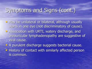 acute conjuctivitis.ppt