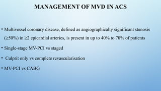 Acute coronary syndrome-2025 AHA guidelines | PPTX