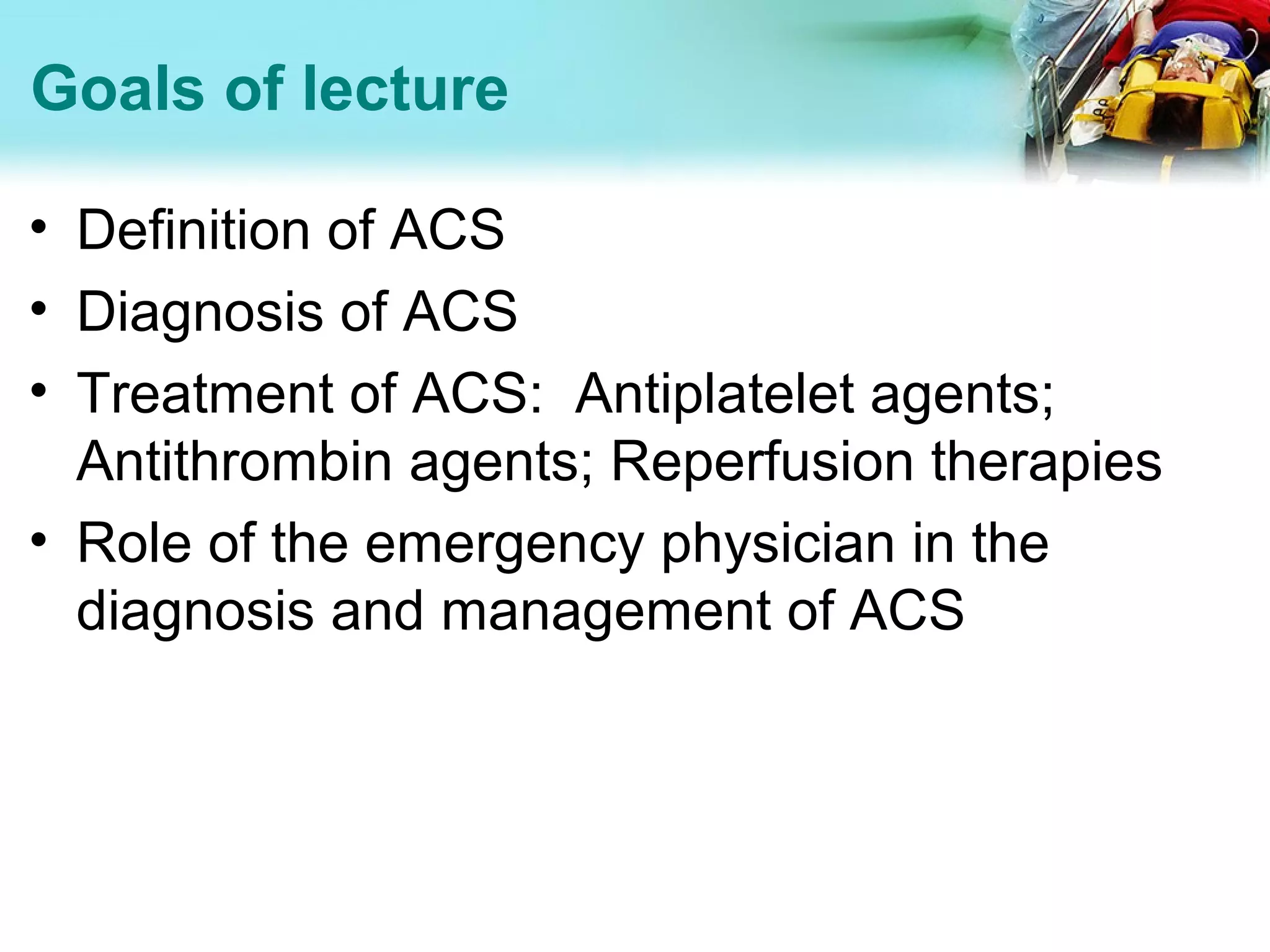 Acute coronary syndrome | PPT