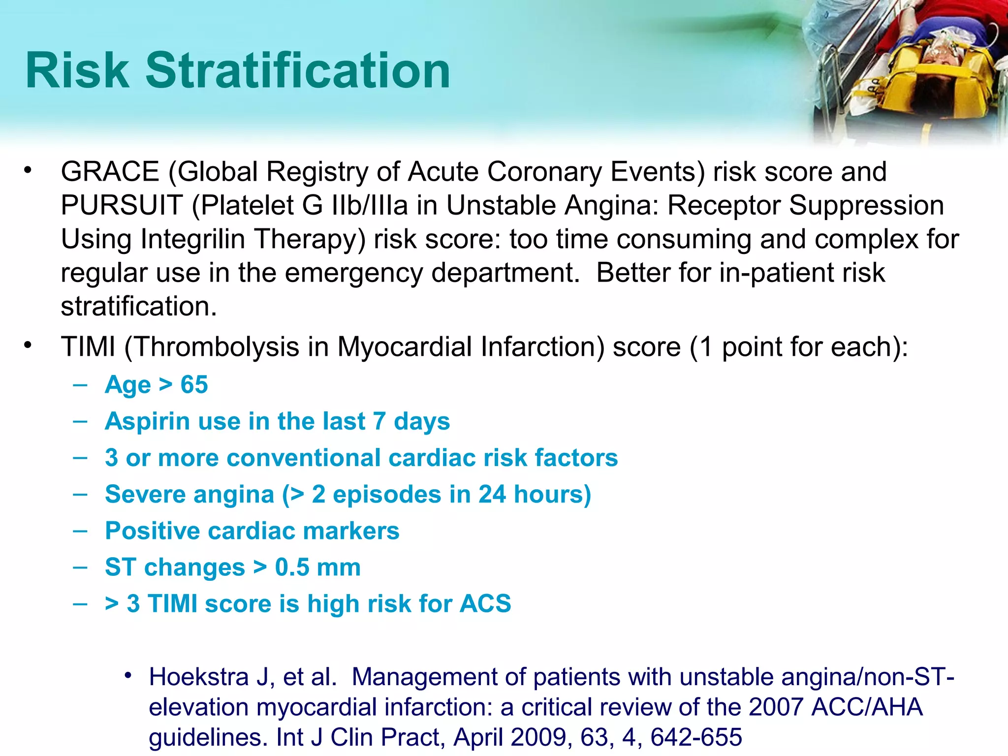 Acute coronary syndrome | PPT