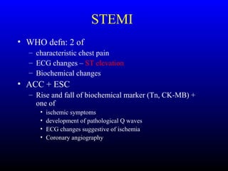 Acute coronary syndrome | PPT