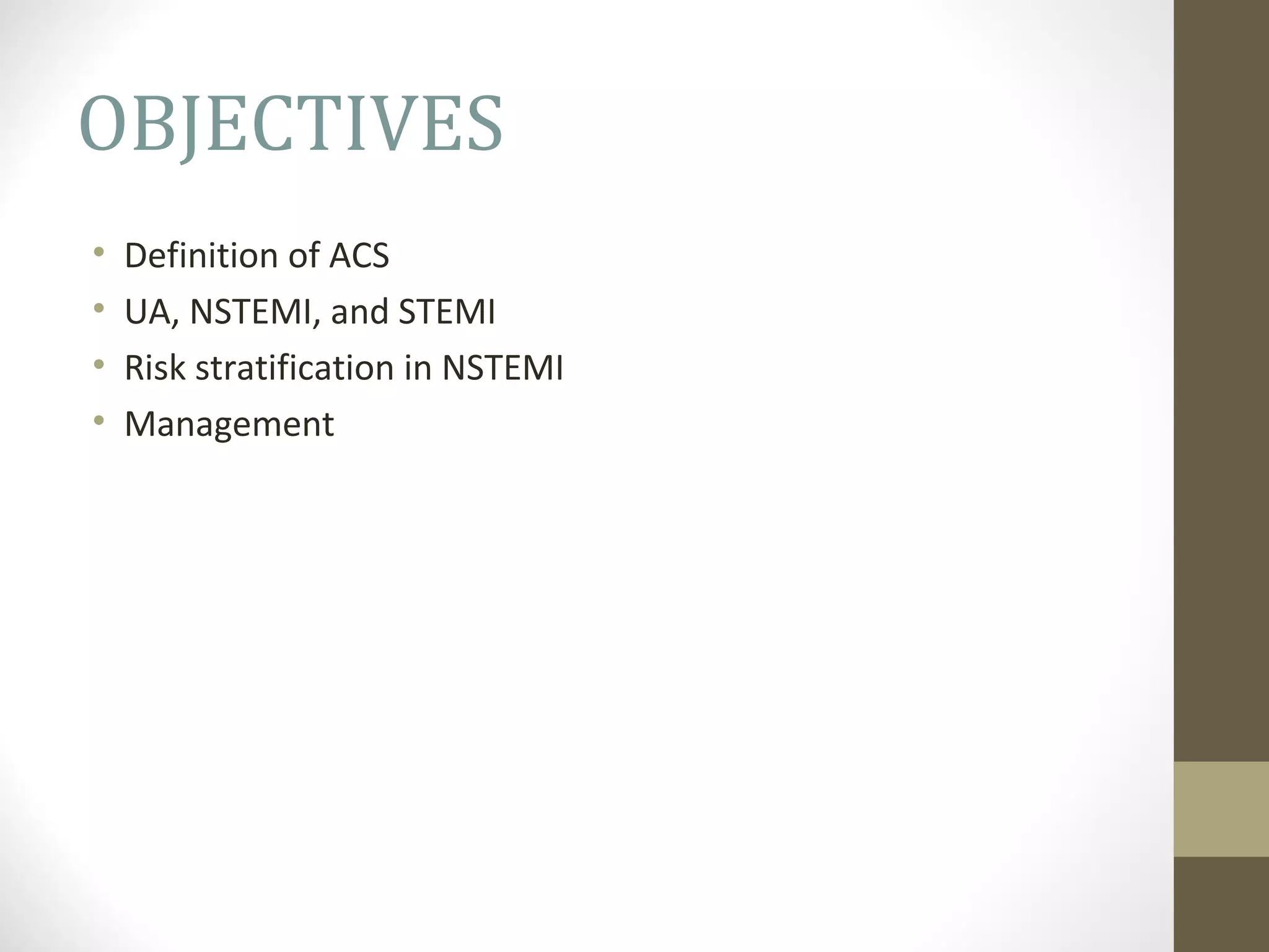 Acute coronary syndrome | PPT