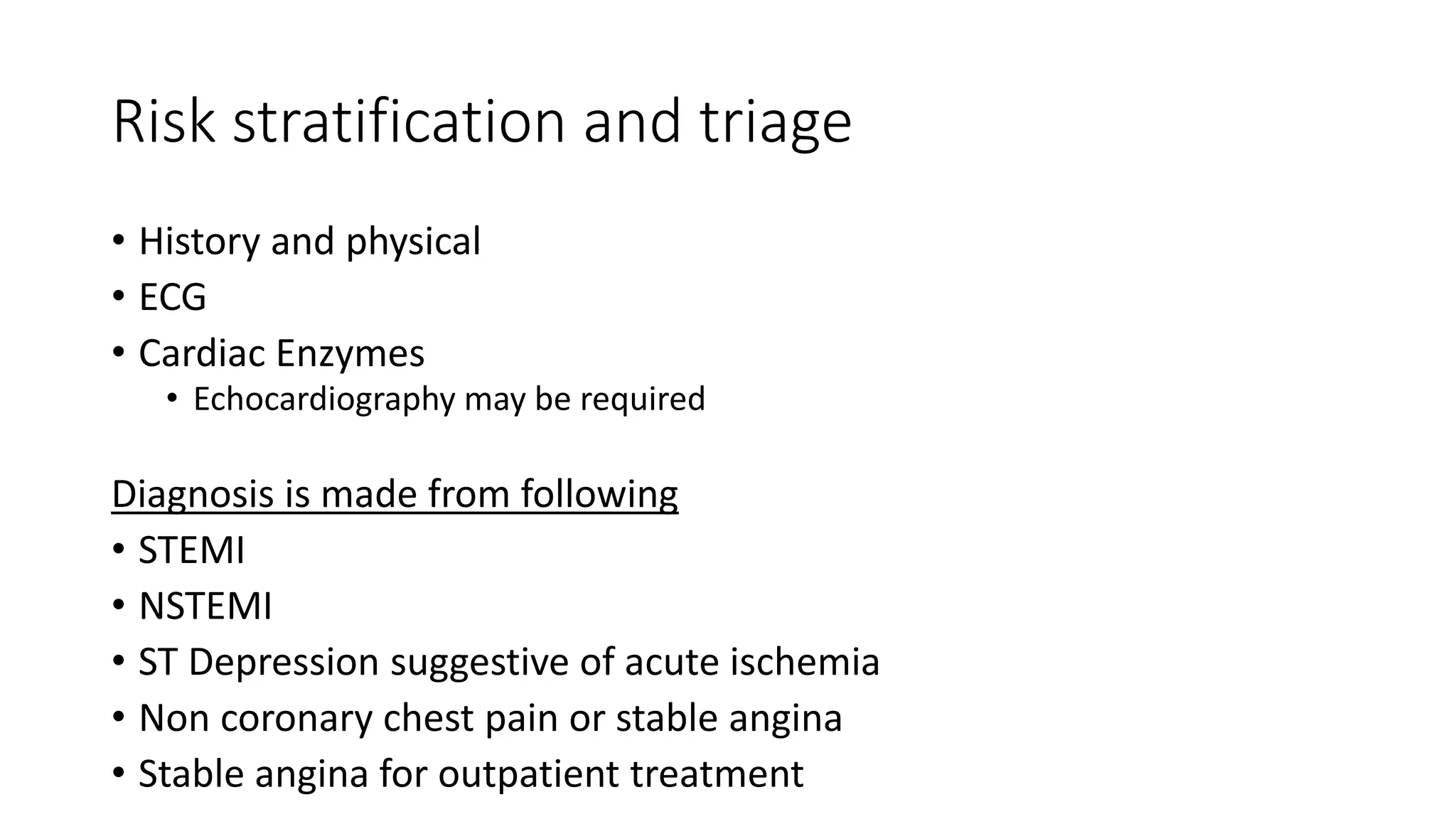 Acute coronary syndrome for critical care exam | PPTX