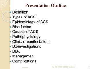 Acute coronary syndrome | PPTX