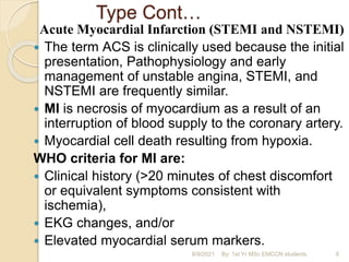 Acute coronary syndrome | PPTX